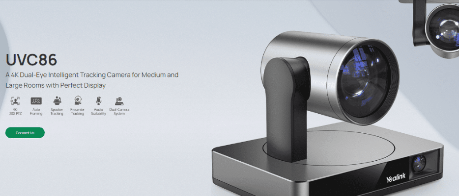 Techmind Solutions LLC - Yealink UVC86 Video Conferencing Camera Dubai